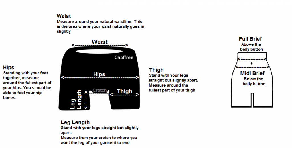 knickerboxers measuring guide » Chaffree